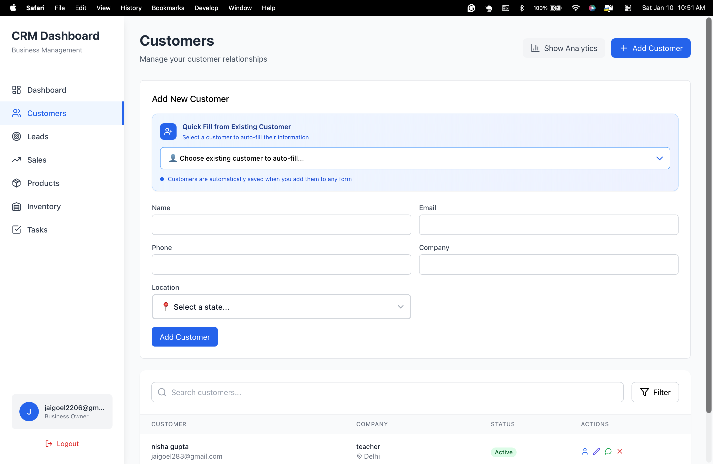 CRM Pro - Smart Customer Relationship Management | Curious Kaizer